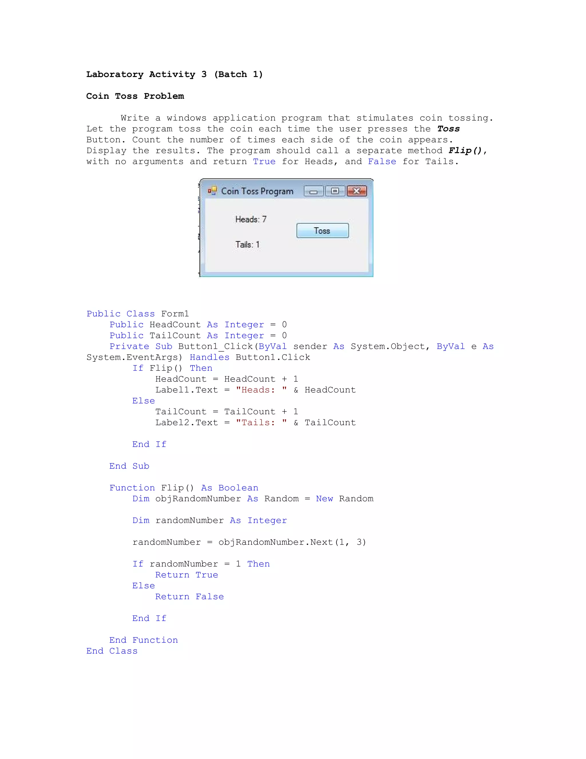 Laboratory activity 3 b1 | PDF