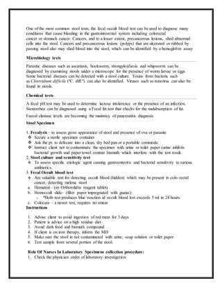 Laboratory and diagnostic examination(urine analysis) | DOCX