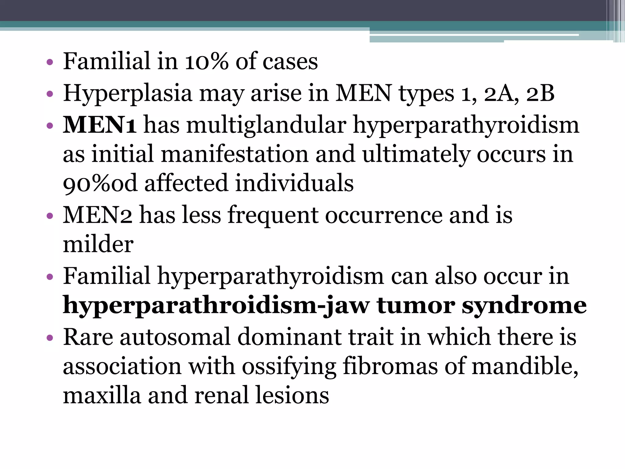 laboratory and radiological findings in hyperparathyroidism | PPTX
