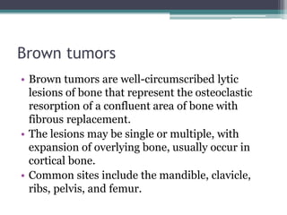 laboratory and radiological findings in hyperparathyroidism | PPT