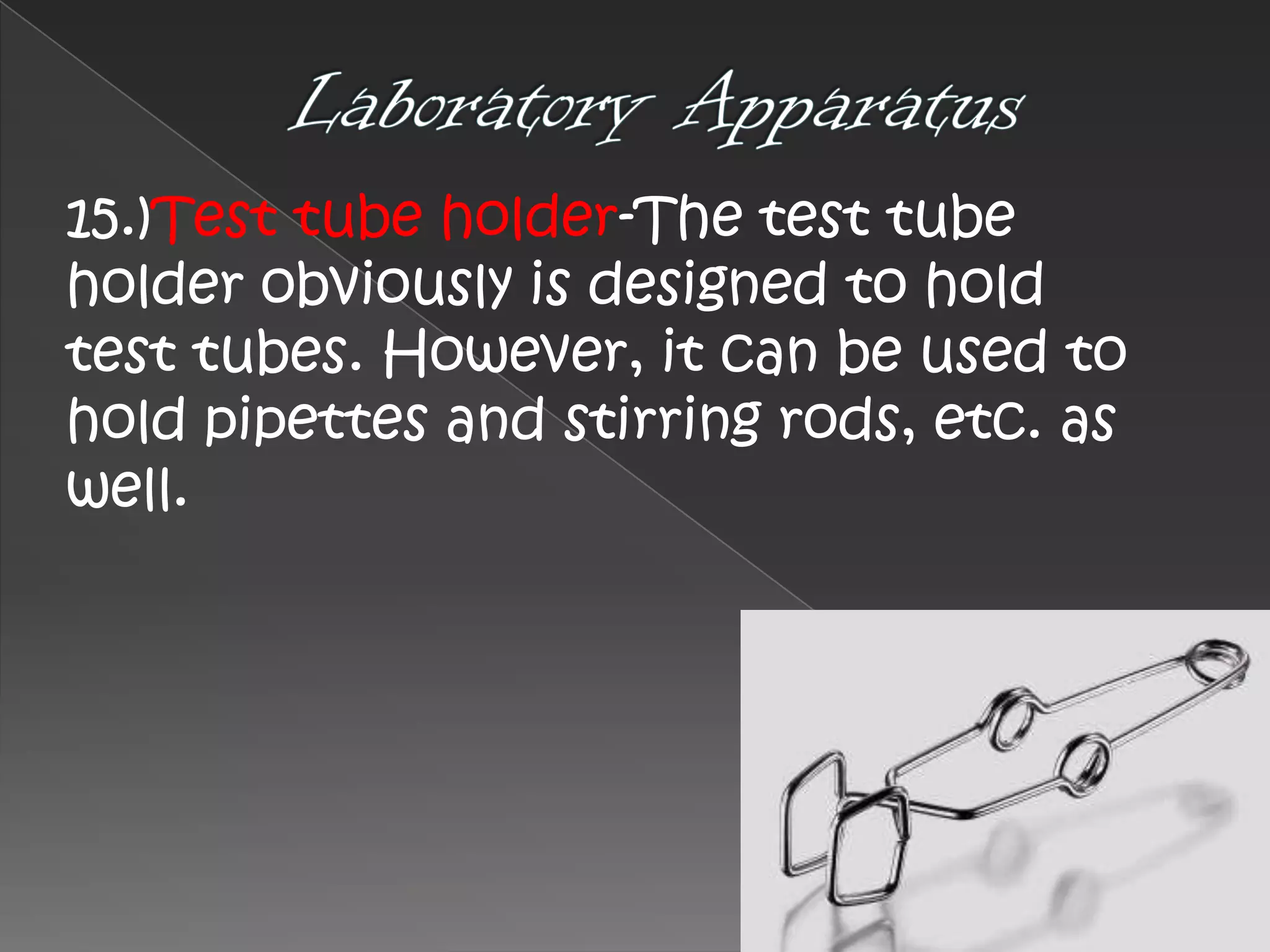 Laboratory apparatus | PPTX