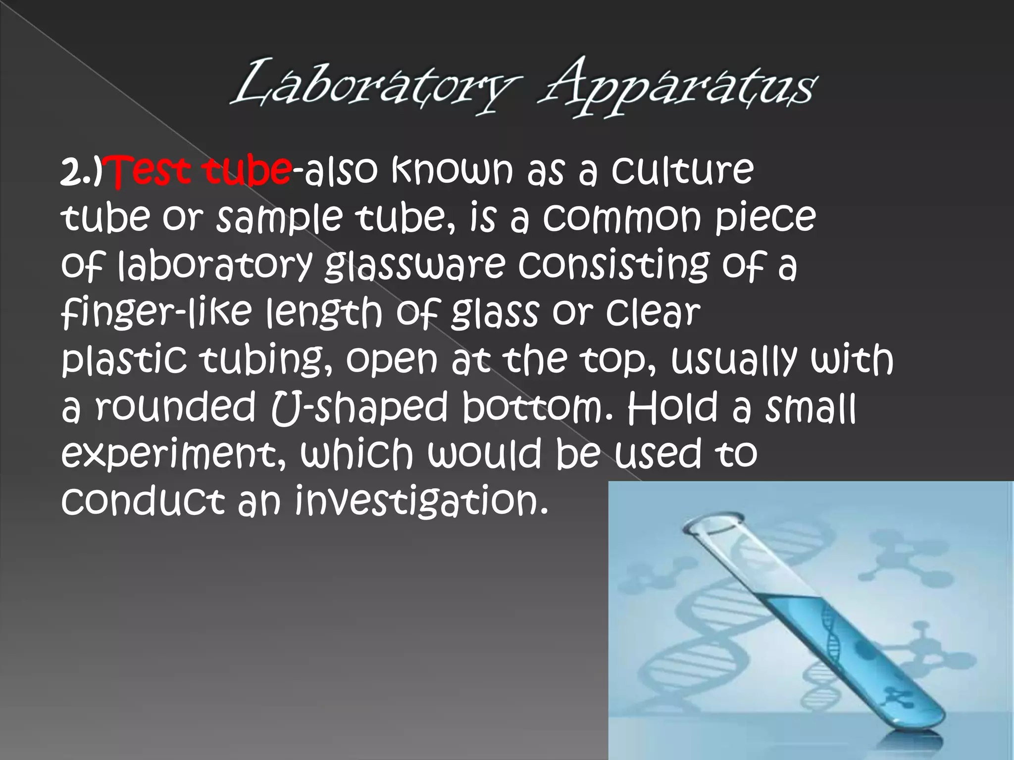 Laboratory apparatus | PPTX