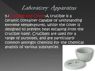 Laboratory apparatus | PPTX