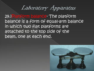 Platform Balance Laboratory Apparatus