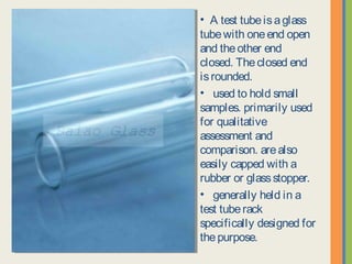 Laboratory apparatus. final copy ppt | PPT