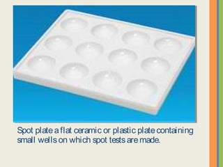 Spot Plate Laboratory Apparatus