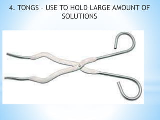 Laboratory apparatus | PPTX | Chemistry | Science