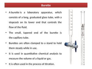 Laboratory Apparatus presentaion for students | PPTX