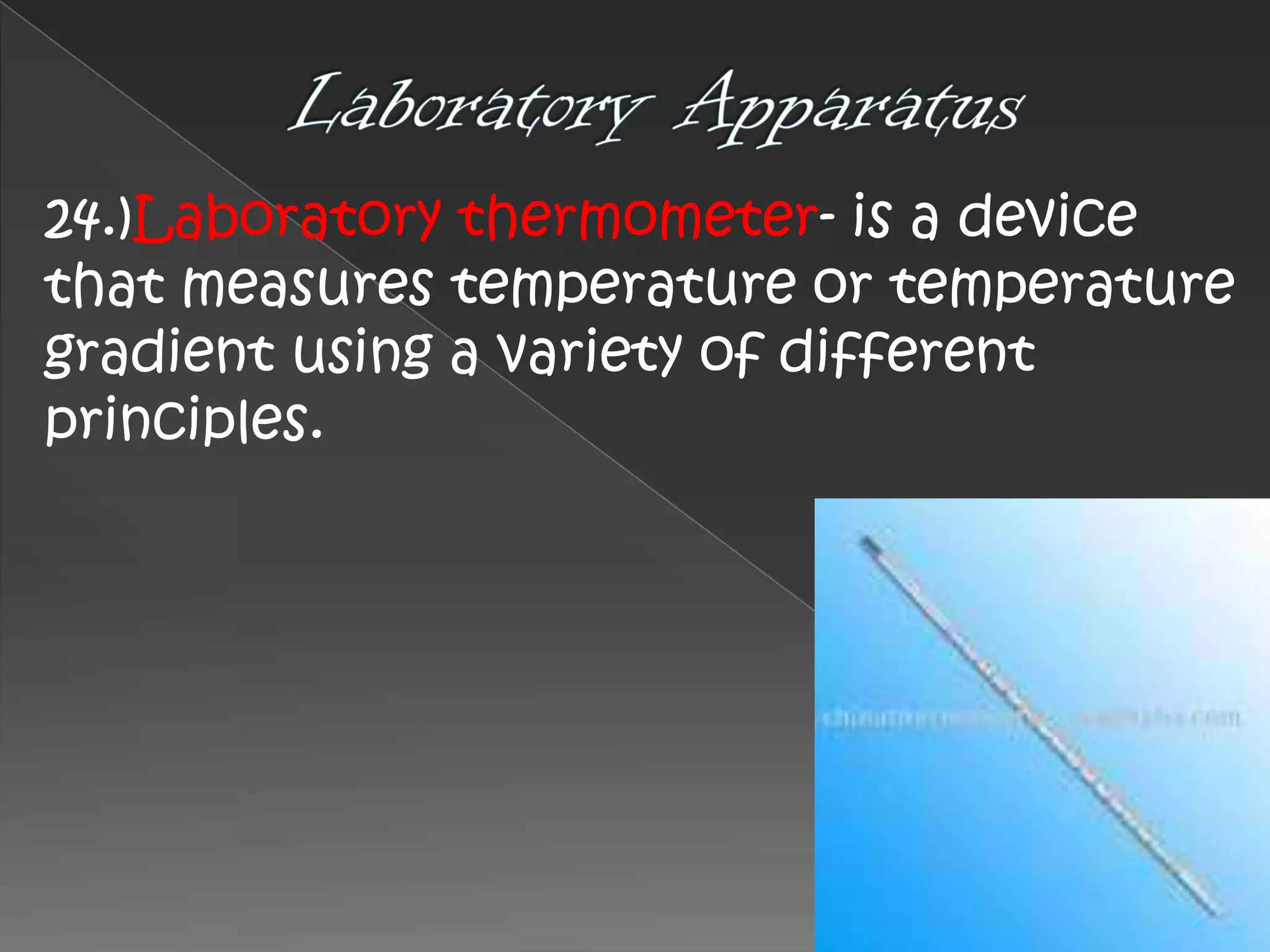 Laboratory apparatus for chemistery | PPTX