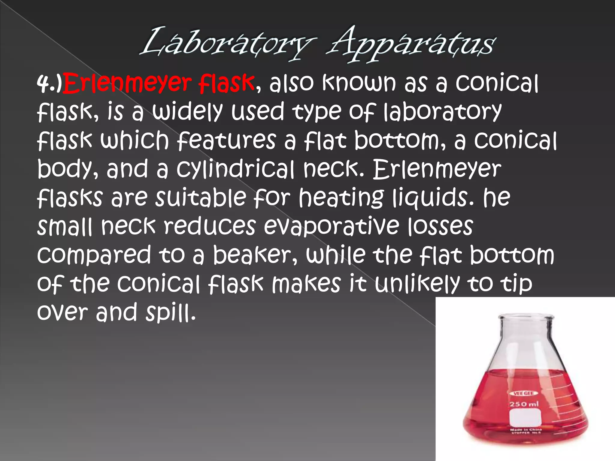 Laboratory apparatus for chemistery | PPTX