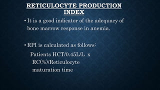 LABORATORY APPROACH TO HEMOLYTIC ANEMIAS.pptx