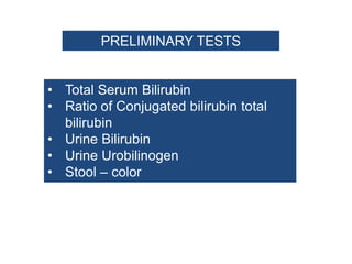Laboratory approach to jaundice | PPTX