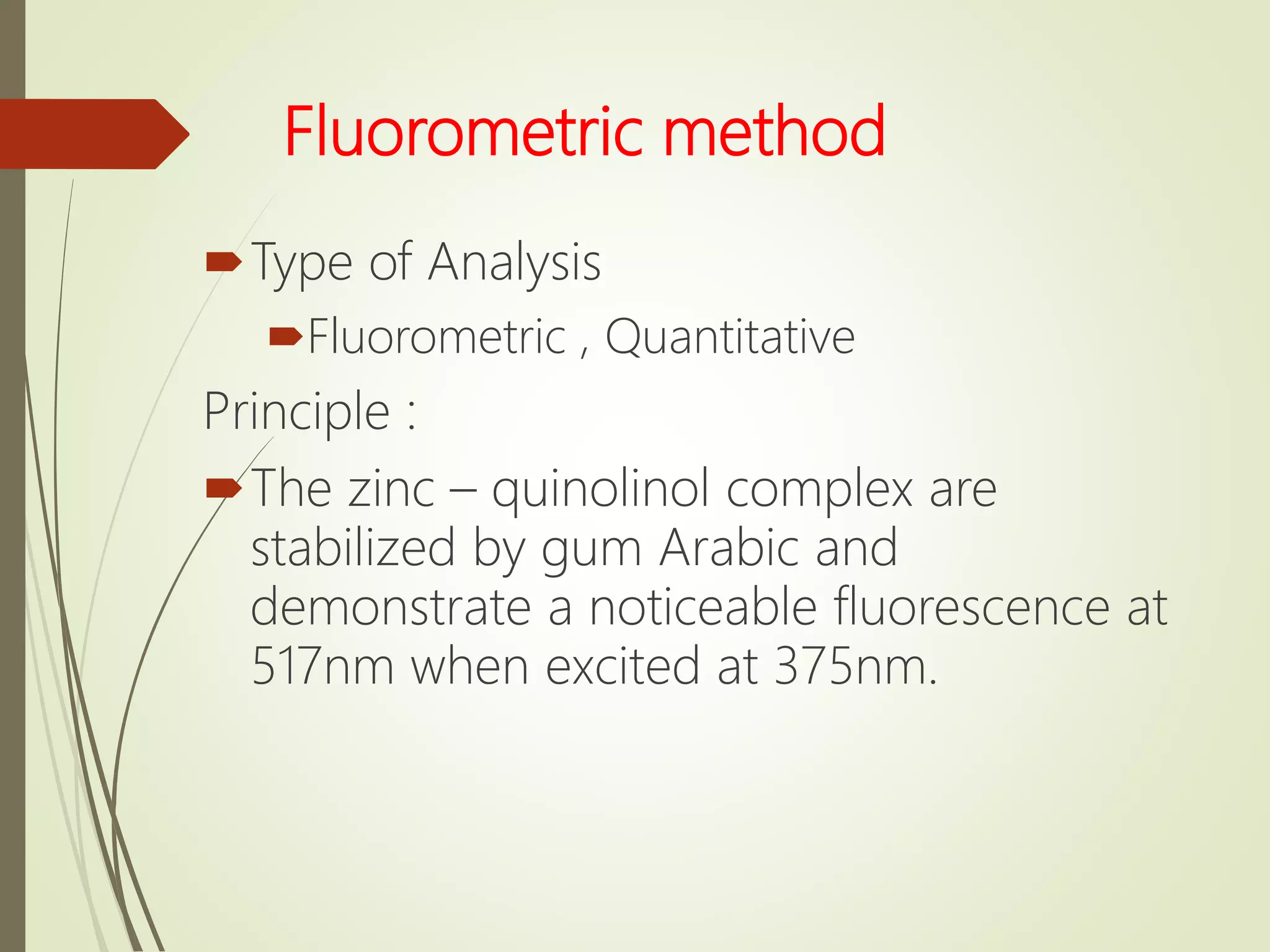 Laboratory assessment of zinc | PPTX