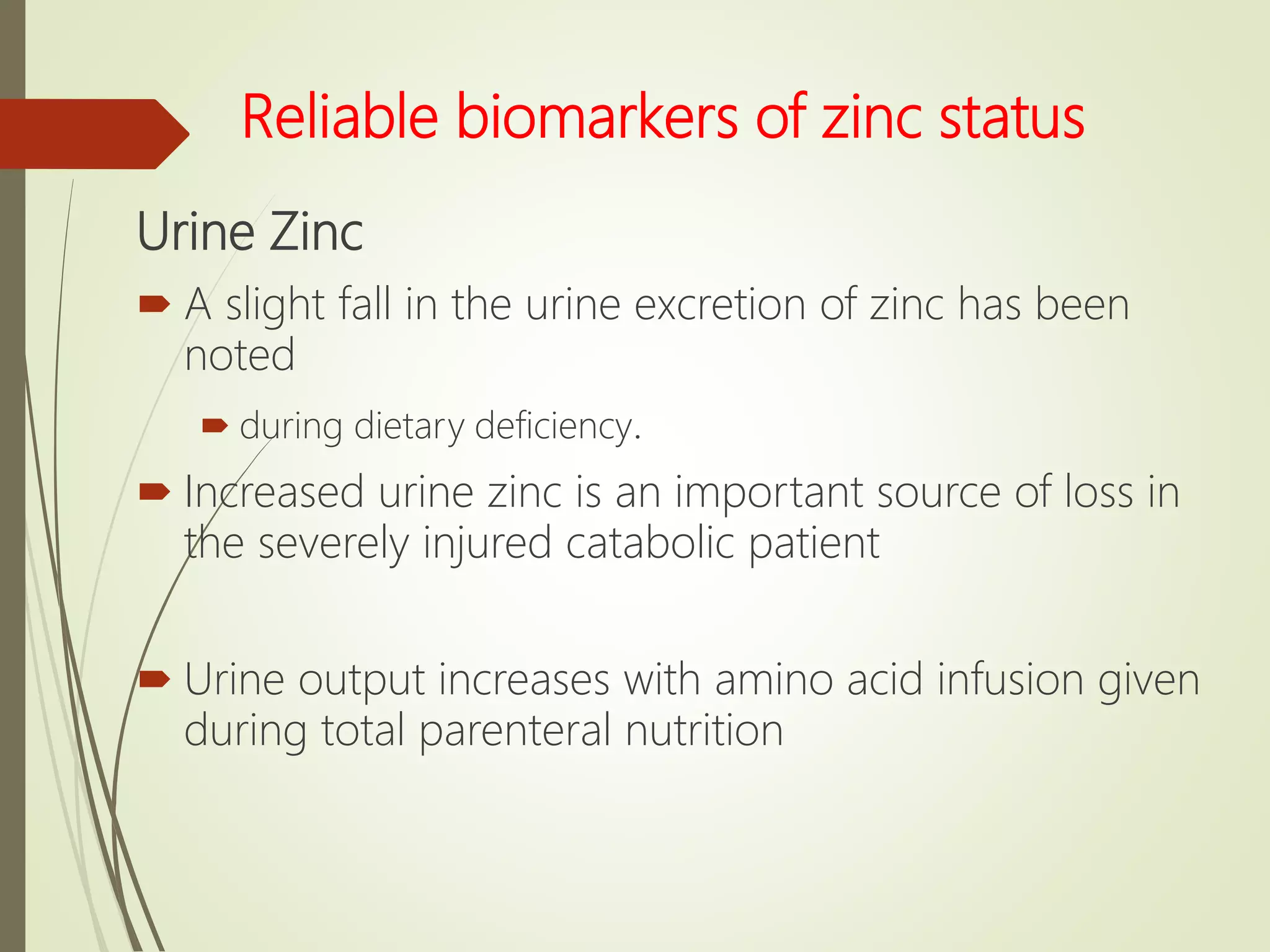 Laboratory assessment of zinc | PPTX