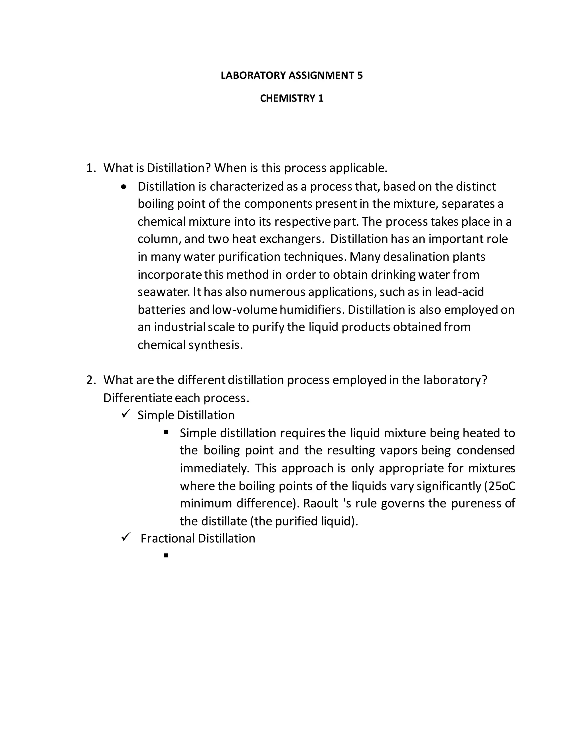 Laboratory assignment 5 not done | DOCX