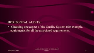 Laboratory audit ls | PDF