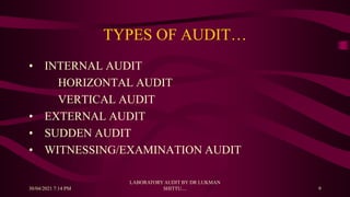 Laboratory audit ls | PDF