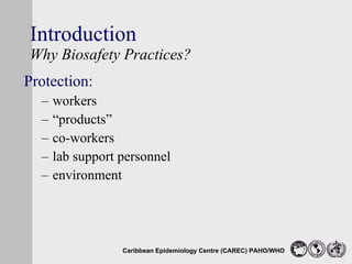 Laboratory Biosafety 2007 | PPT | First Aid | Injuries