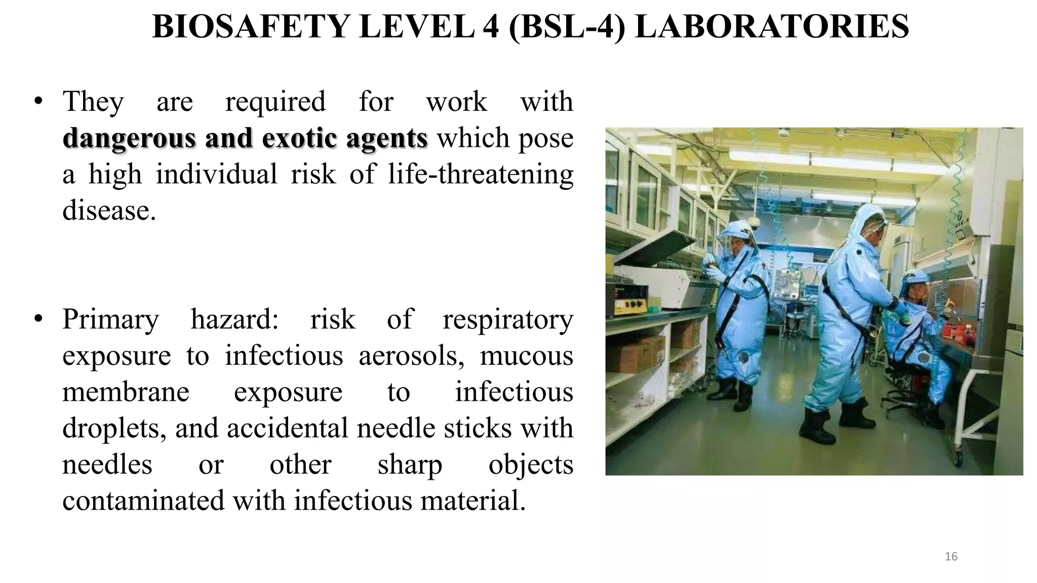Laboratory biosafety levels and transfer of biological samples | PPTX