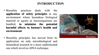 Laboratory biosafety levels and transfer of biological samples | PPTX