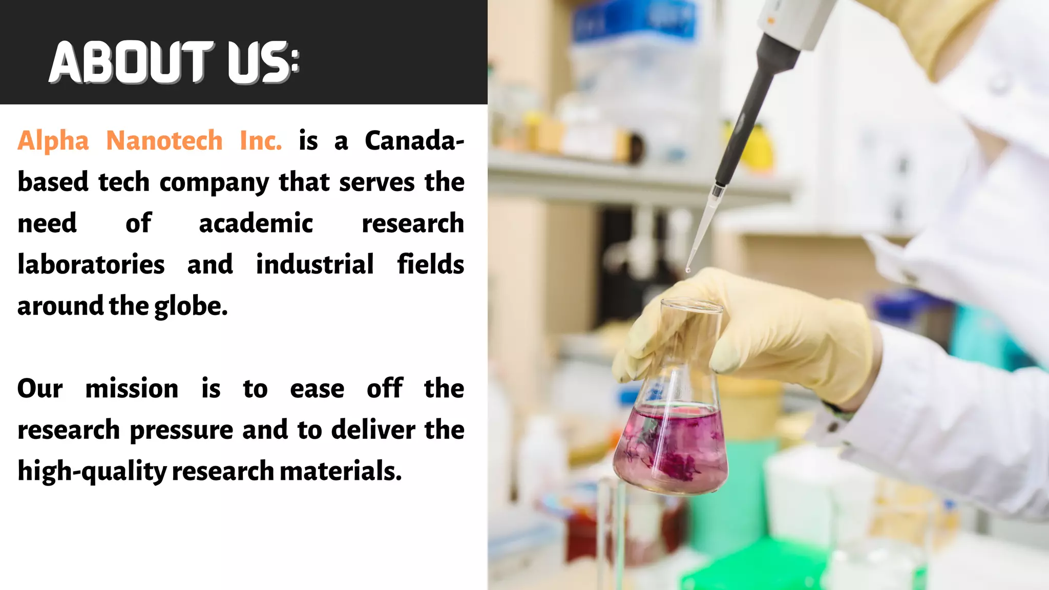 Laboratory borosilicate glass beads 3mm - Alpha Nanotech Inc. | PPT
