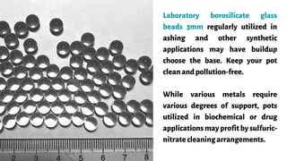 Laboratory borosilicate glass beads 3mm - Alpha Nanotech Inc. | PPT