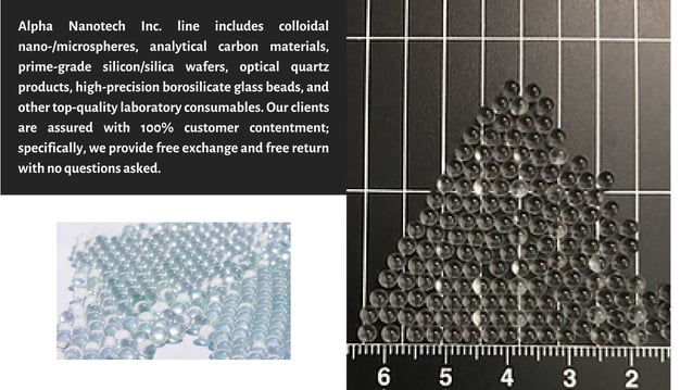 Laboratory borosilicate glass beads 3mm - Alpha Nanotech Inc. | PPT