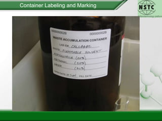 Laboratory chemical waste management practices | PPTX