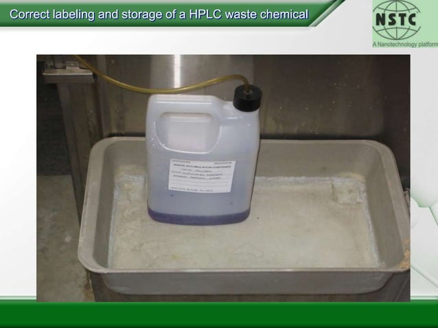 Laboratory chemical waste management practices