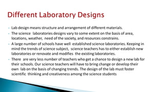 laboratory design and laboratory organization | PPTX