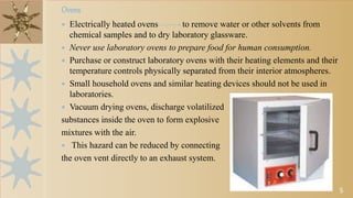 Laboratory design, safety and management | PPTX