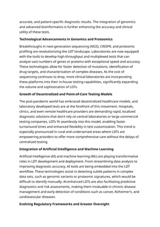 Key Trends in Laboratory Developed Test Growth | PDF