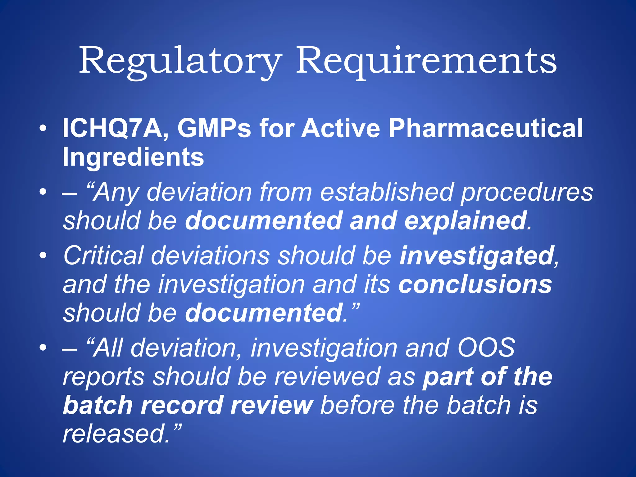 Laboratory Deviations Pptx Chemistry Science