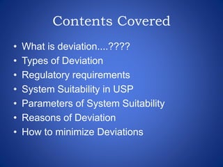 Laboratory Deviations | PPTX