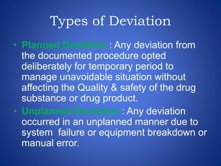Laboratory Deviations | PPTX