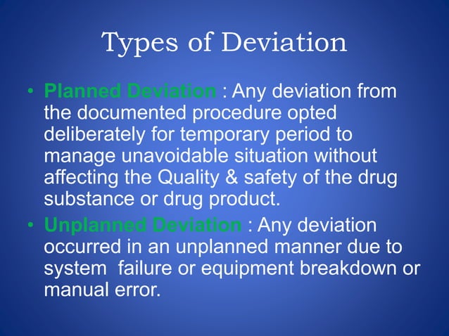 Laboratory Deviations | PPTX | Chemistry | Science