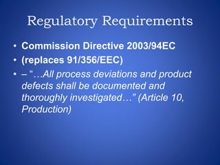 Laboratory Deviations | PPTX