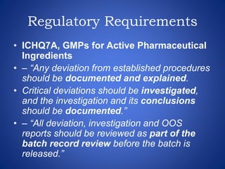 Laboratory Deviations | PPTX