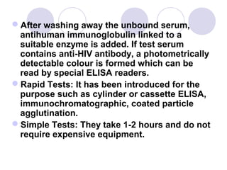 Laboratory diagnosis of HIV | PPT