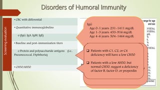 Immunodeficiency Lab. diagnosis | PPT