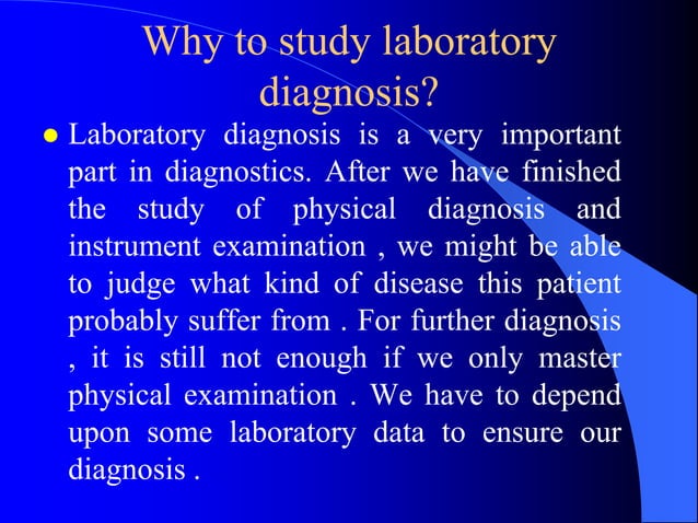 Laboratory diagnosis.ppt and clincal diagnosis | PPT