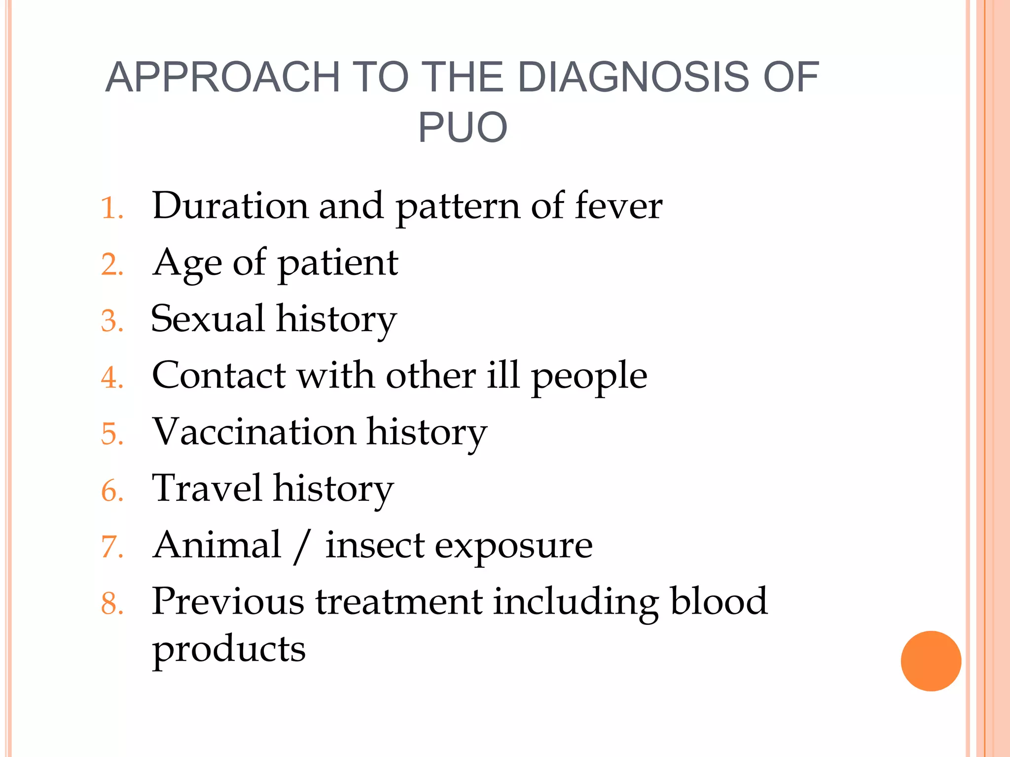Laboratory diagnosis of PUO | PPTX
