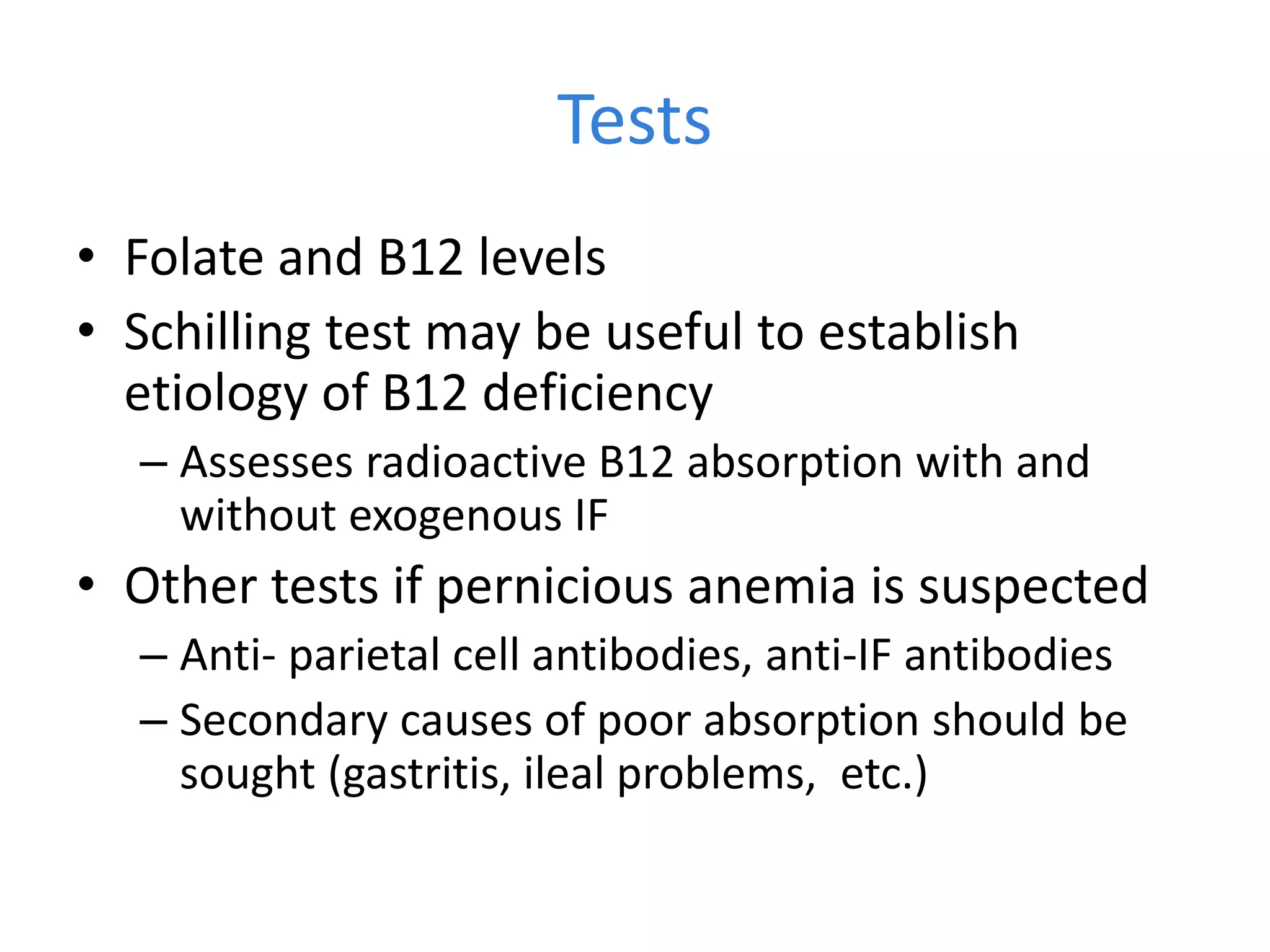 Laboratory diagnosis of anemia | PPTX