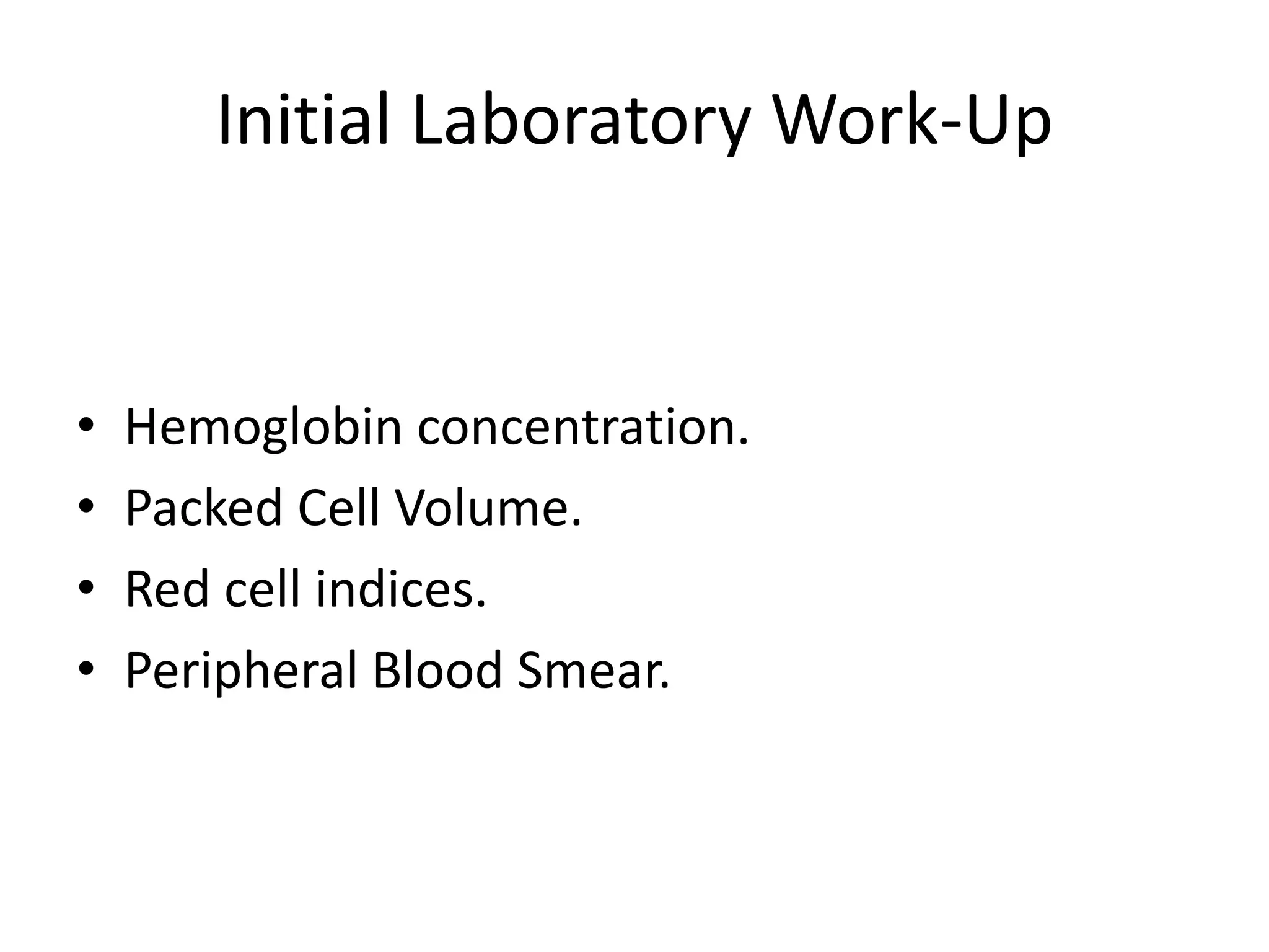 Laboratory diagnosis of anemia | PPTX
