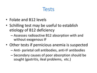 Laboratory diagnosis of anemia | PPTX