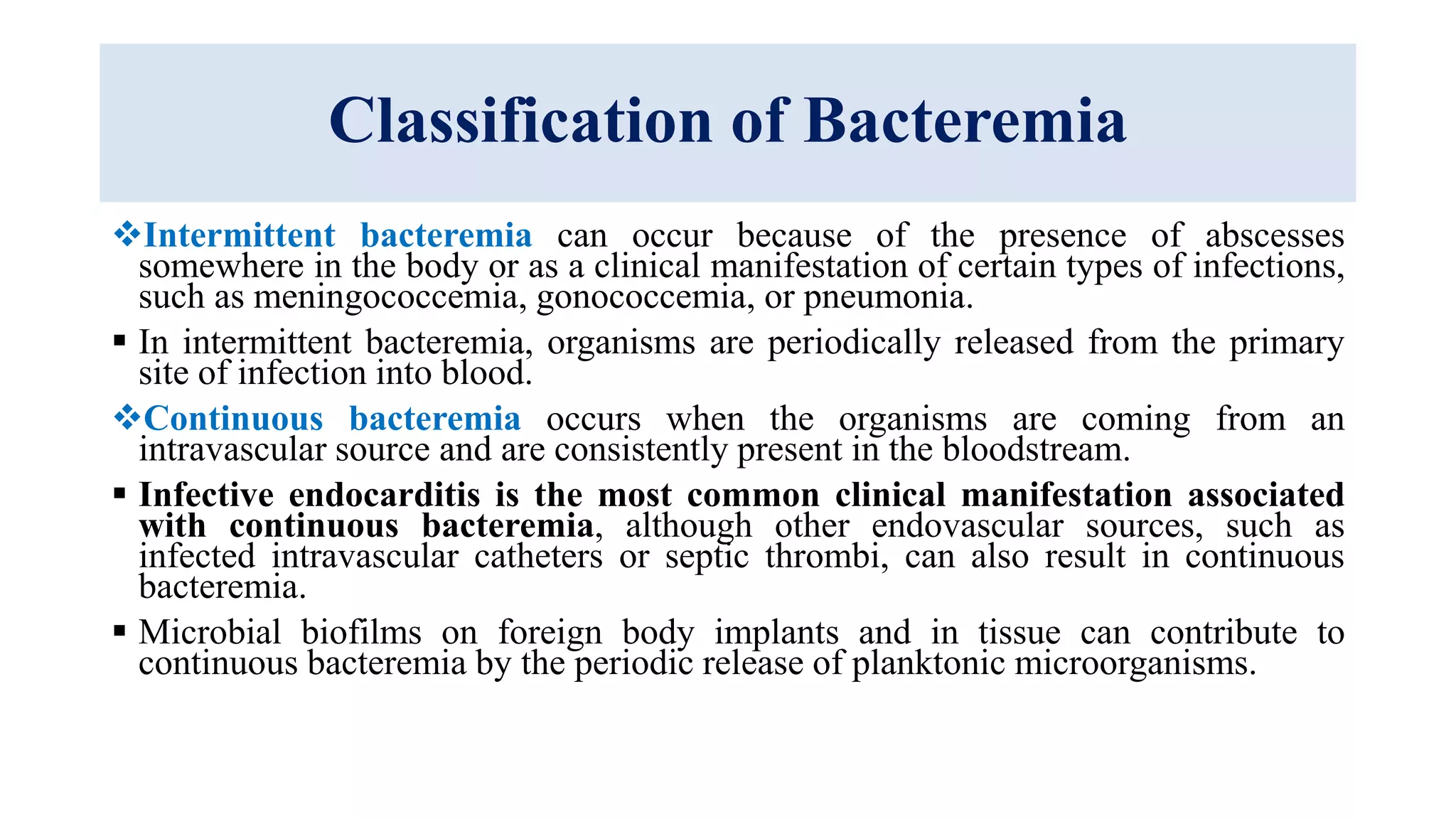 Laboratory diagnosis of Blood Stream Infections (BSIs) | PPTX