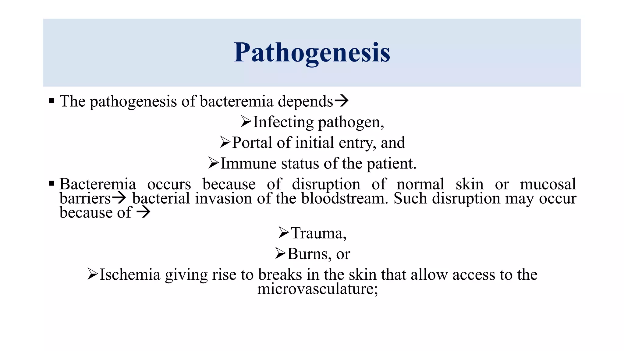 Laboratory diagnosis of Blood Stream Infections (BSIs) | PPTX