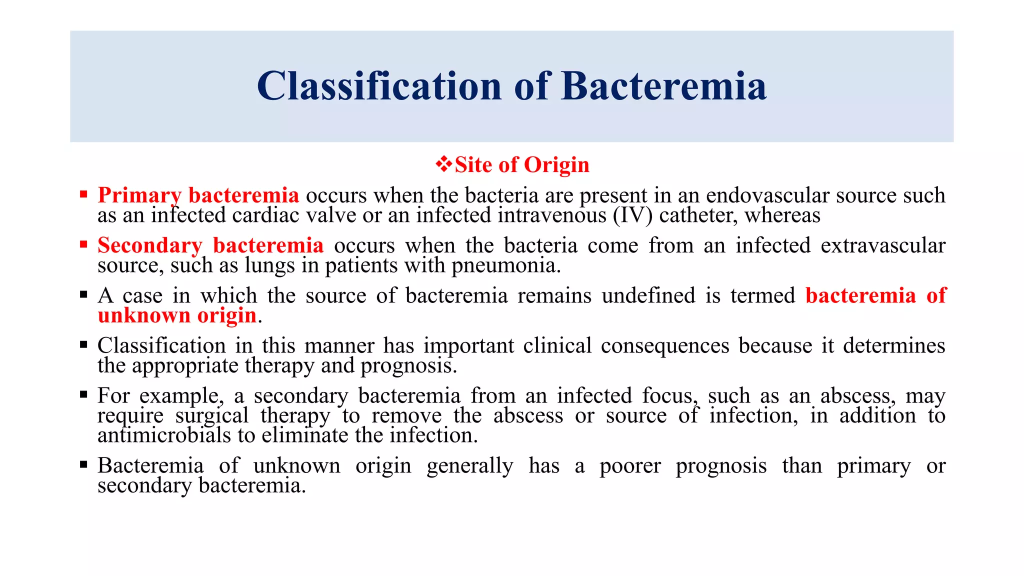 Laboratory diagnosis of Blood Stream Infections (BSIs) | PPTX