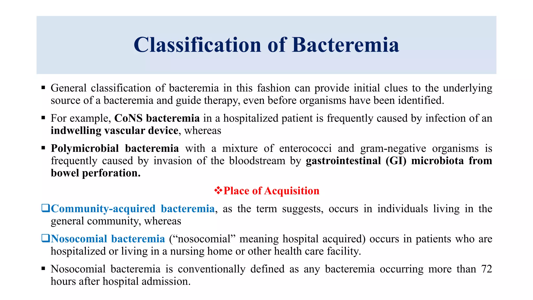 Laboratory diagnosis of Blood Stream Infections (BSIs) | PPTX