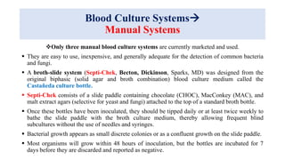 Laboratory diagnosis of Blood Stream Infections (BSIs) | PPTX ...